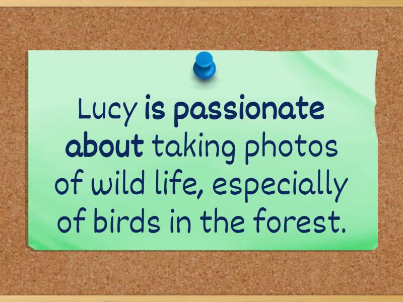 Questions from the sentence - Flash cards