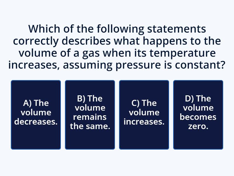 Effects of temperature and pressure on the volume of a gas ex 1 (Level ...
