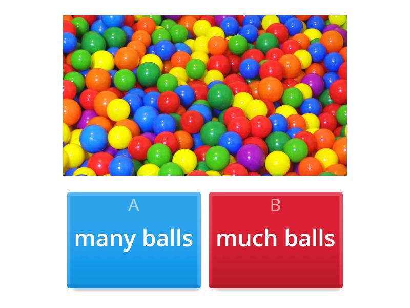 Much/Many - Quiz