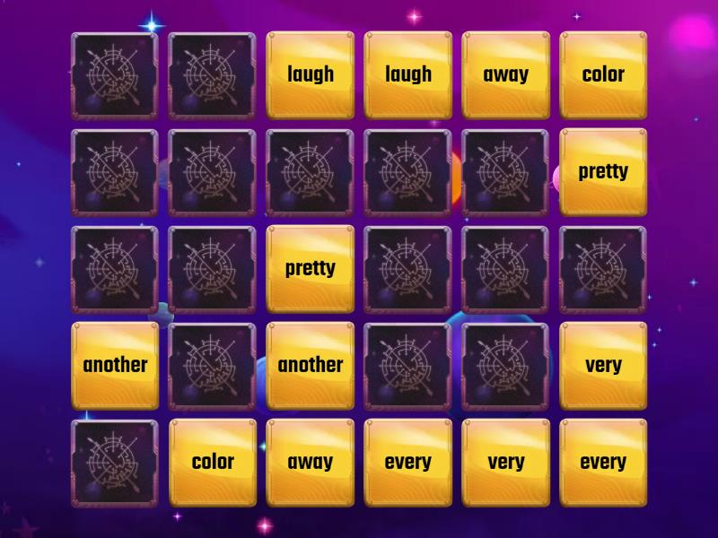 Tricky Words Set 2 - Matching pairs