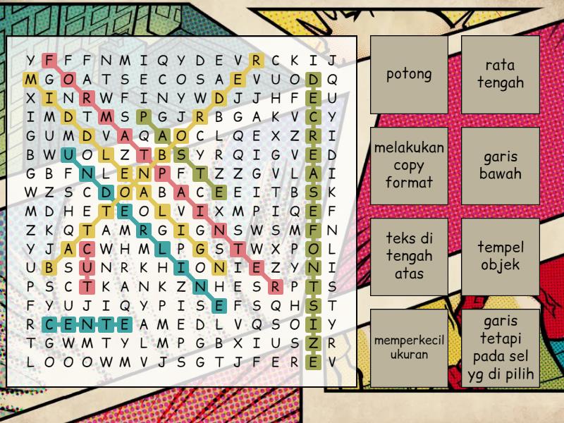 fitur yang ada di microsoft word - Wordsearch