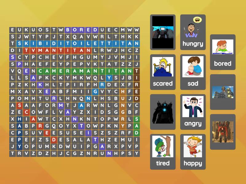 light 4 Module 5 Unit 10a - Wordsearch