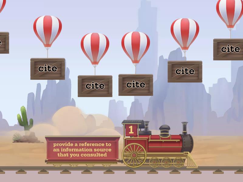 CUMT DEP 4 Lesson 33: APA 7 referencing - Balloon pop