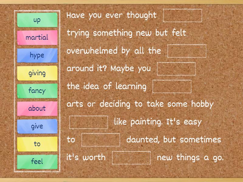 Roadmap B2+ - Unit 1A - Complete the sentence