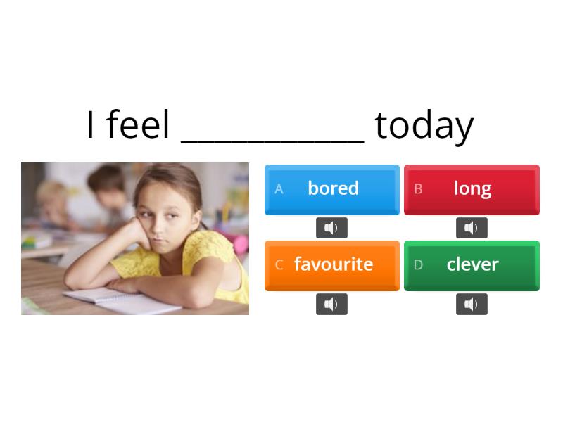 Roadmap A1 unit 7C, adjectives - Quiz