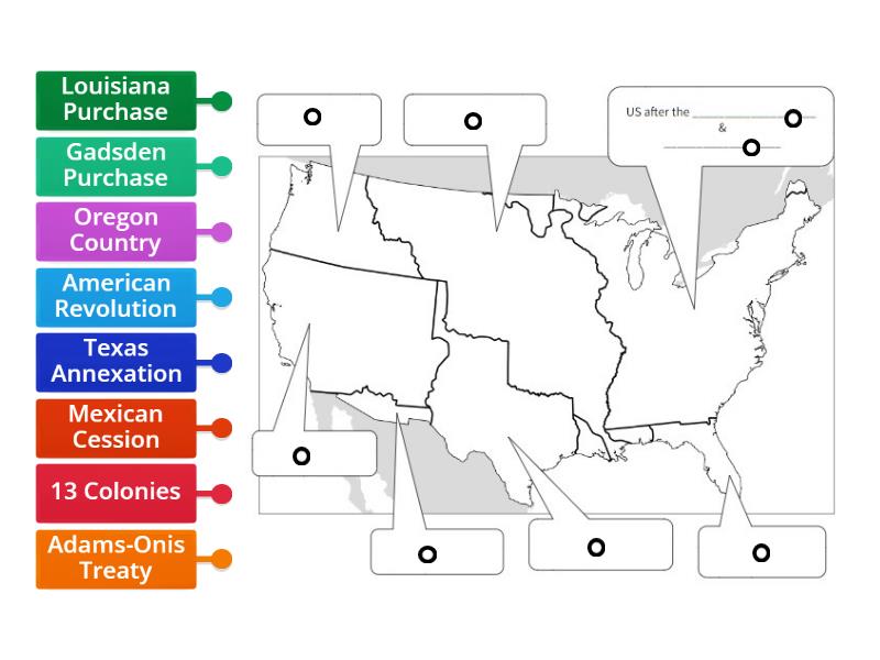 [Map] Westward Expansion - Labelled diagram