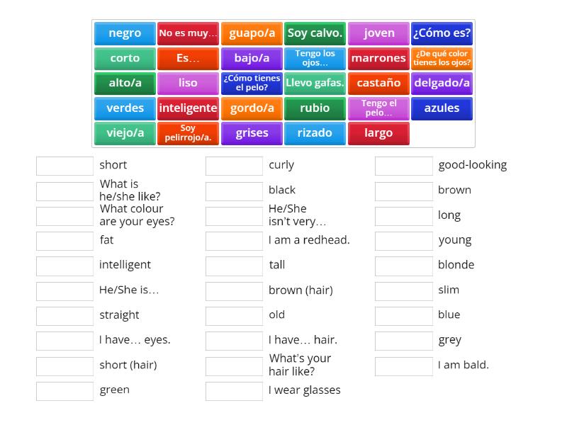 ¿Cómo eres?/ ¿Cómo es? - What are you like?/ What is he/she like ...