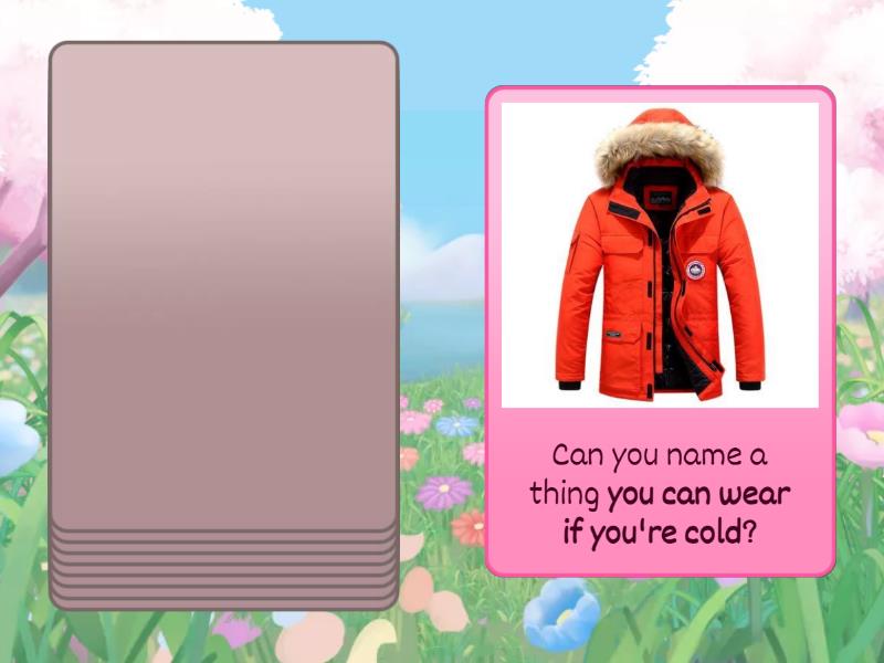 EF Pre-Int Unit 1C Clothes - Speaking cards