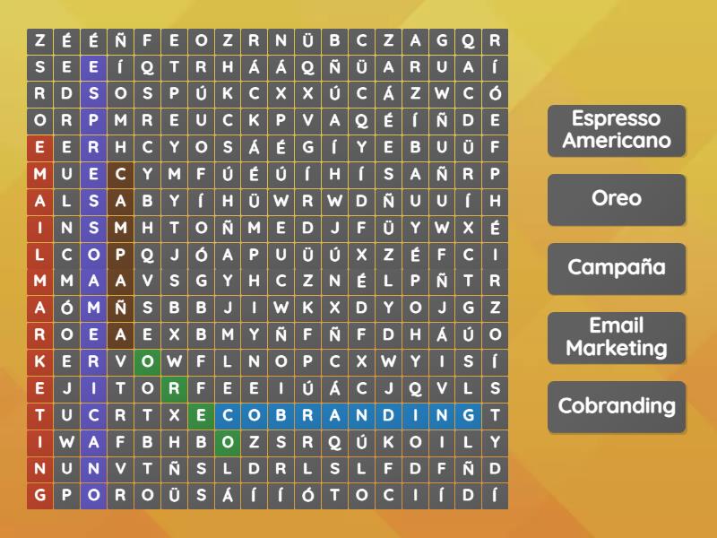 Market UJCV - Sopa de letras