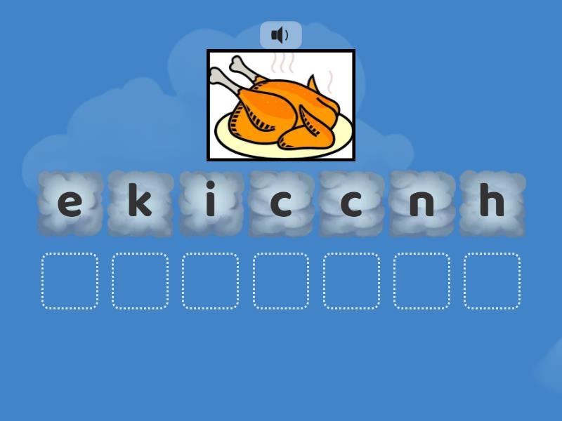 FF2, Unit 4 vocabulary - Anagram