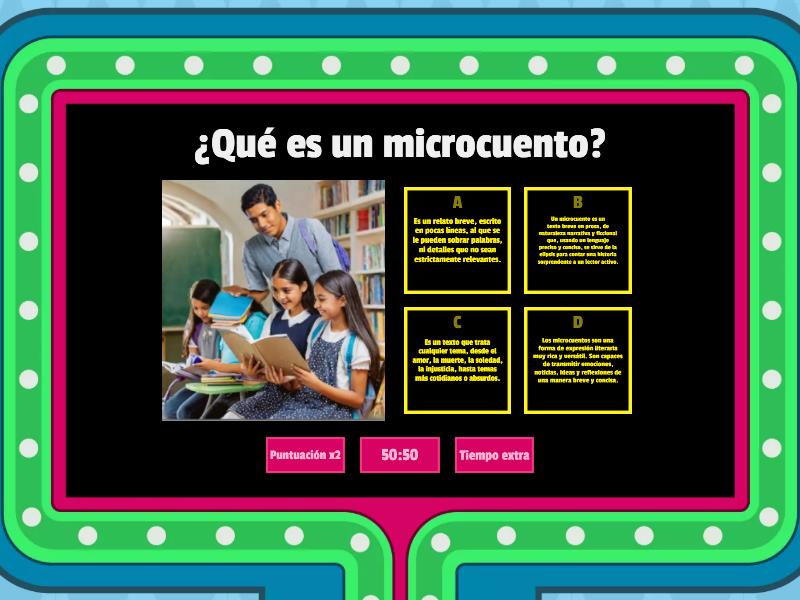 Microcuento - Concurso de preguntas