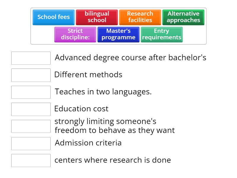 Pay attention (Unit 7 Outcomes Intermediate ) - Match up
