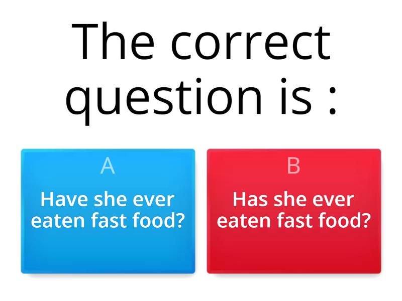 Have you ever... - Quiz