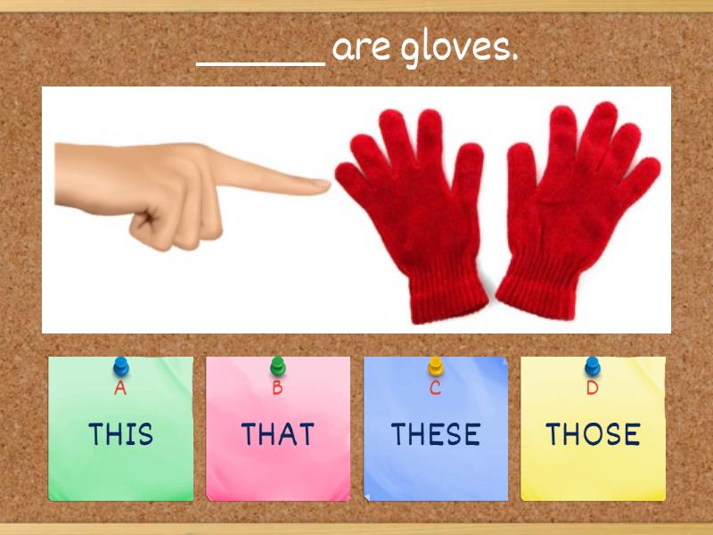 THIS / THAT / THESE / THOSE - Cuestionario