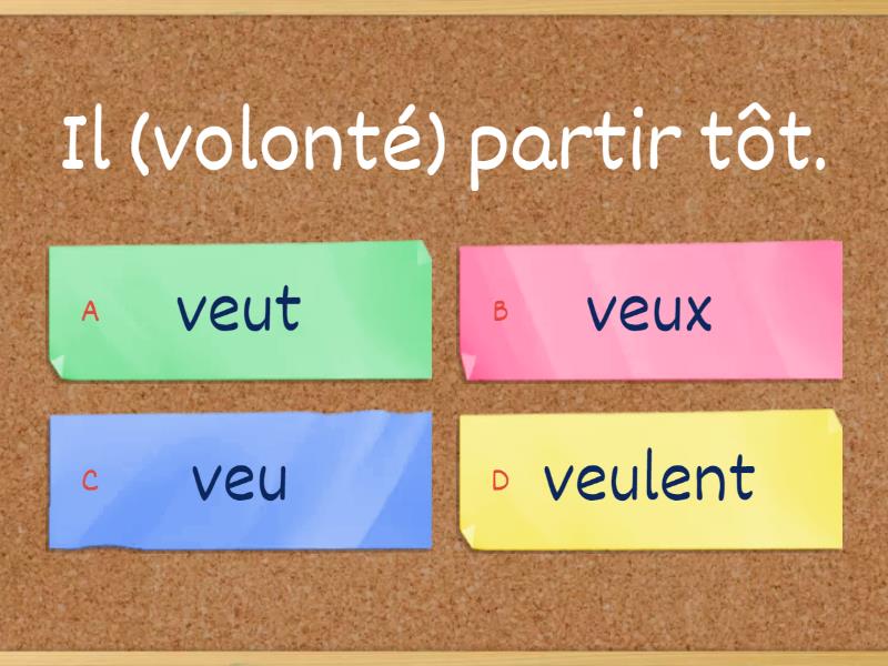 cosmo 1 Vouloir-devoir-pouvoir - Quiz