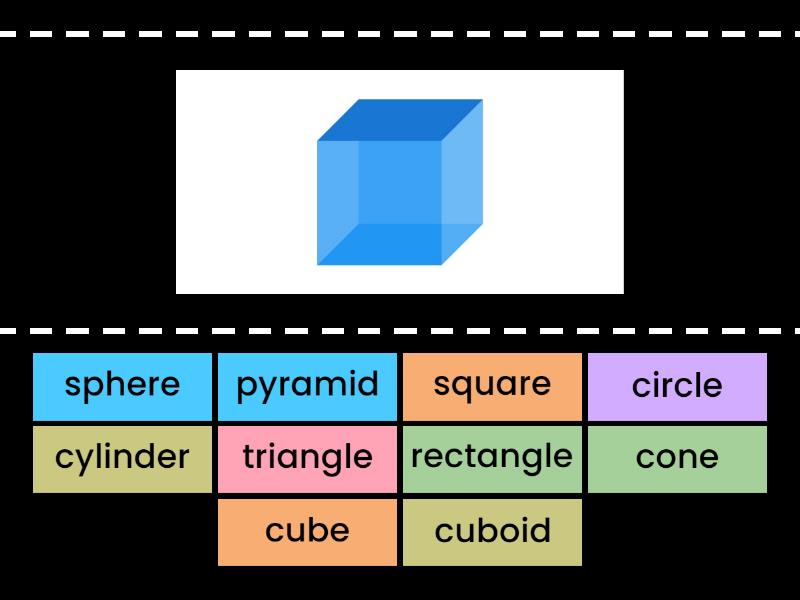 Math: 2D & 3D shapes - Find the match