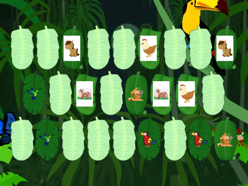 Memory animales - Parejas