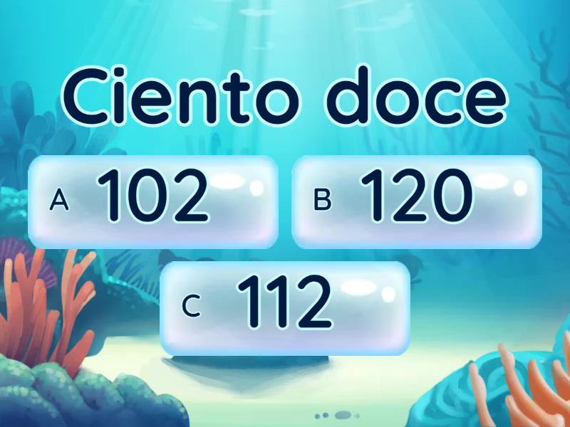 LECTURA Y ESCRITURA DE NÚMEROS SEGUNDO GRADO - Cuestionario