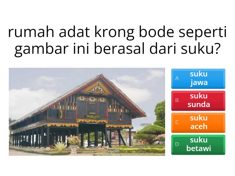 keragaman budaya indonesia - Quiz