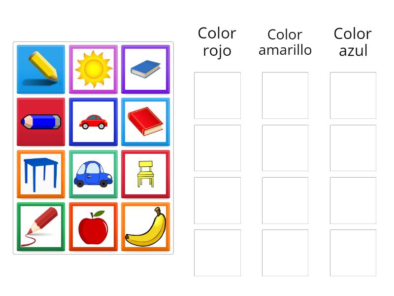 Clasificación de colores. - Group sort