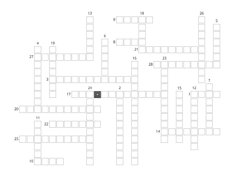 Navigate A2 unit 4 revision - Crossword