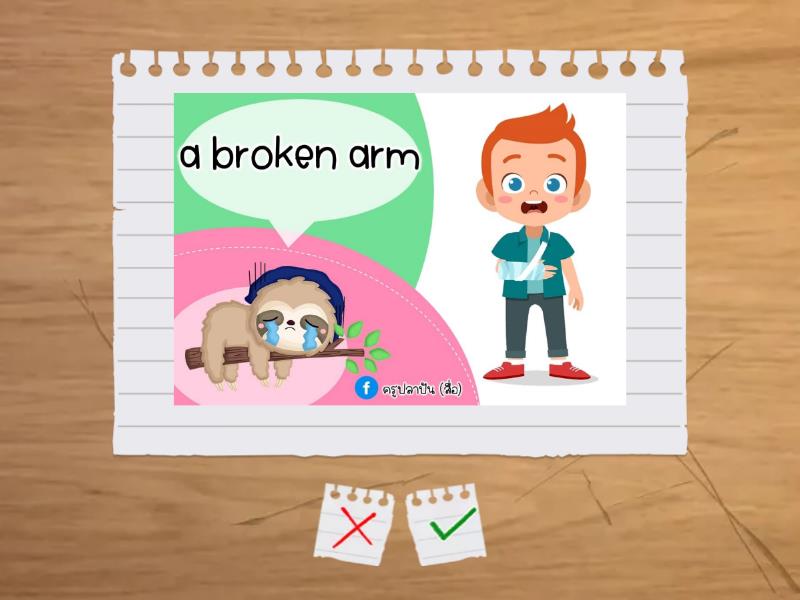 What's wrong? - Flash cards