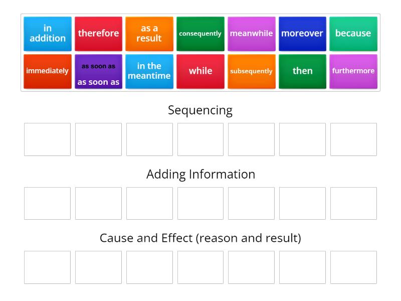 Discourse Markers : Incident Report - Group sort