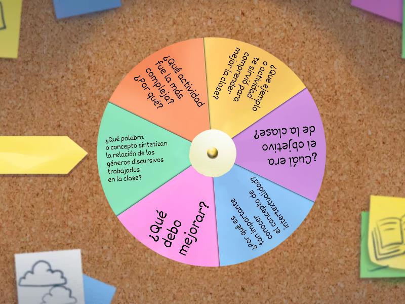 Intertextualidad 2 - Rueda aleatoria