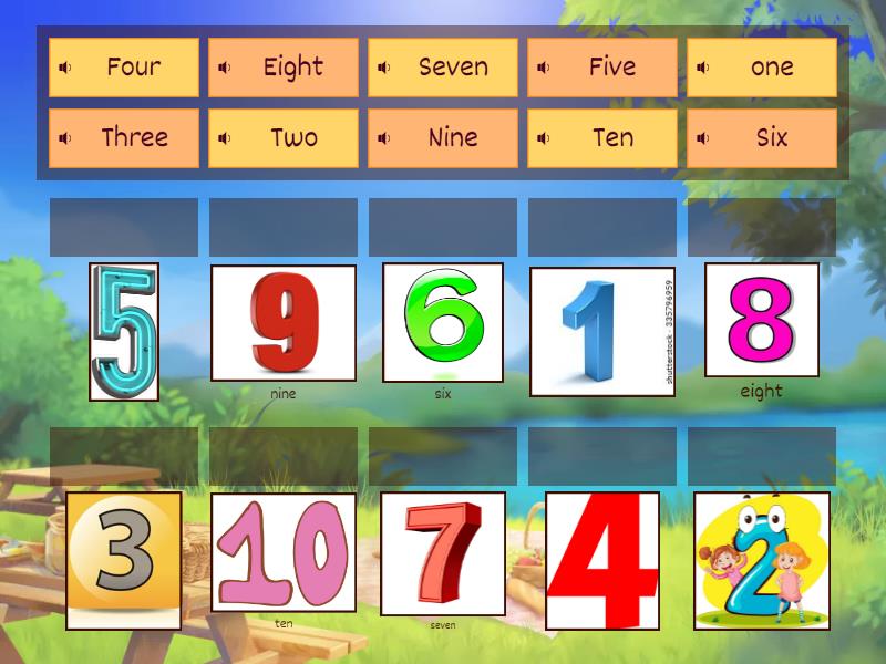 A1-My Numbers - Match up