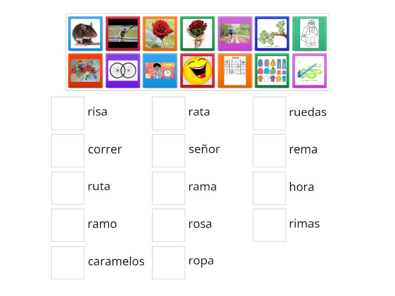 Palabras con R Y RR - Match up
