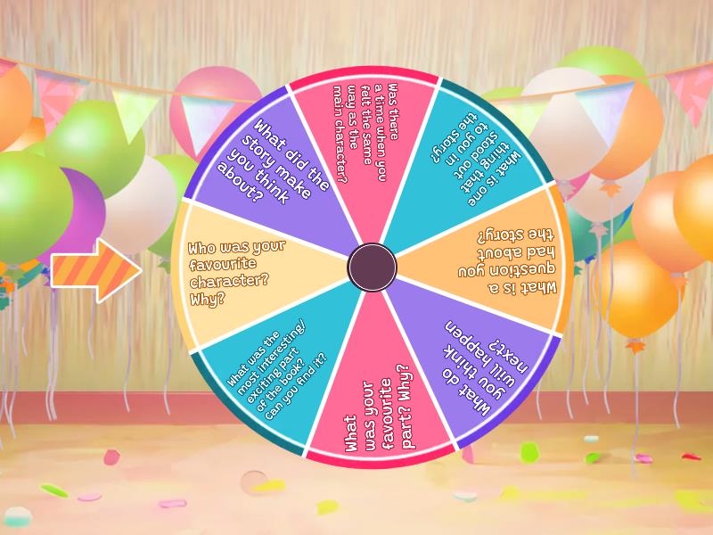 Reading Comprehension Questions KS1 - Spin the wheel