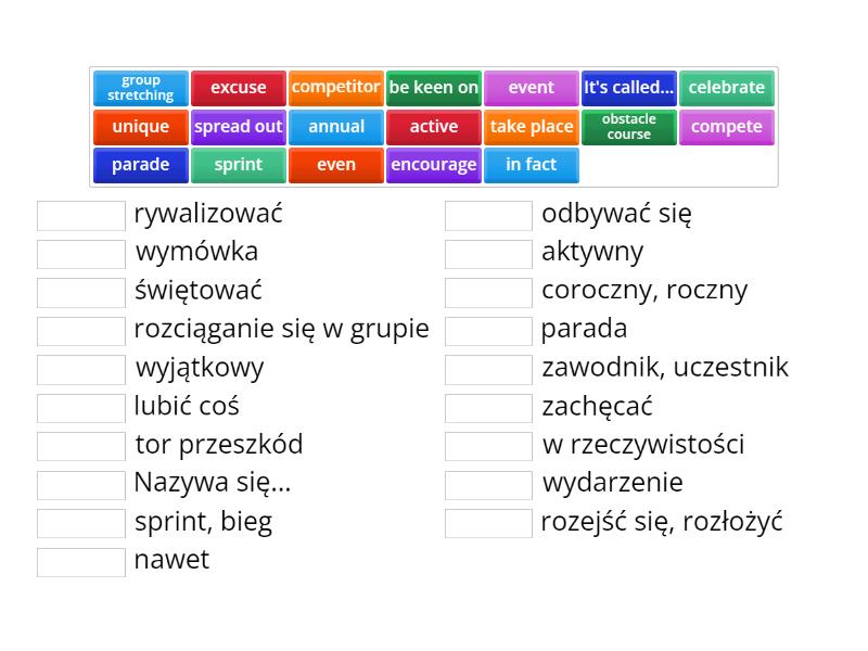 Flash 6 unit 3F - Match up