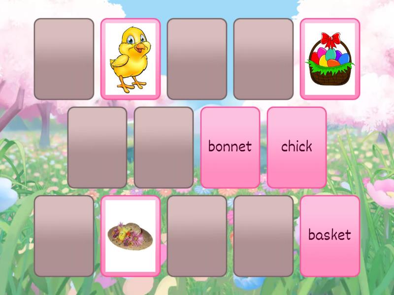 Spring and Easter - Matching pairs