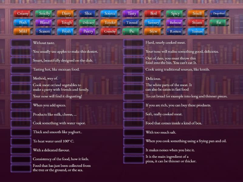 Reach up 2 Unit 5 Vocabulary - Match up
