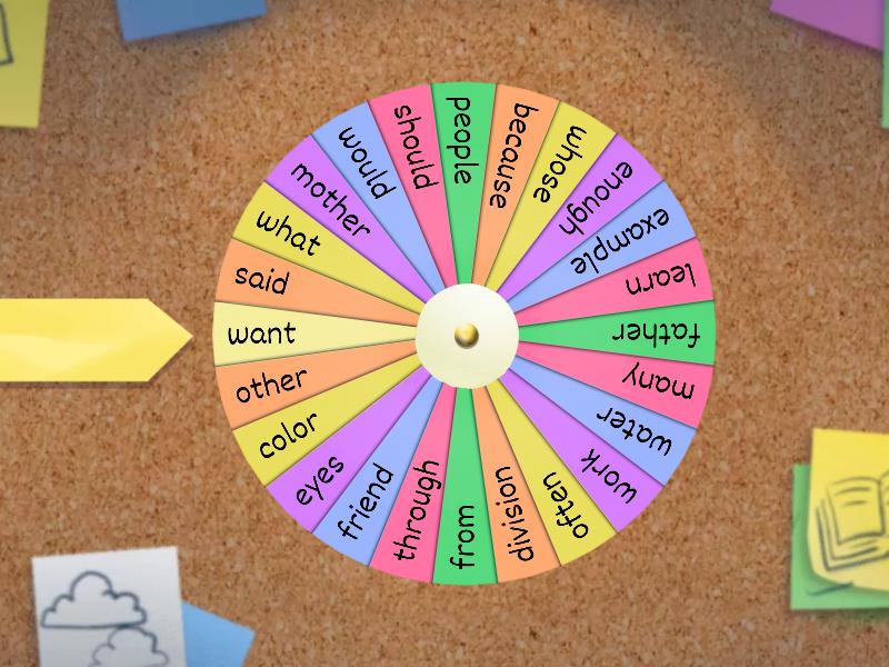Speed Word - Random wheel