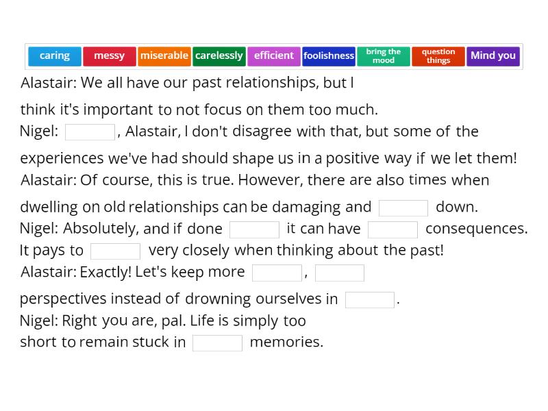 Roadmap B2 characteristic words - Missing word