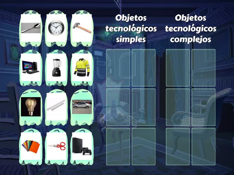 clasificación de objetos tecnológicos - فرز المجموعات