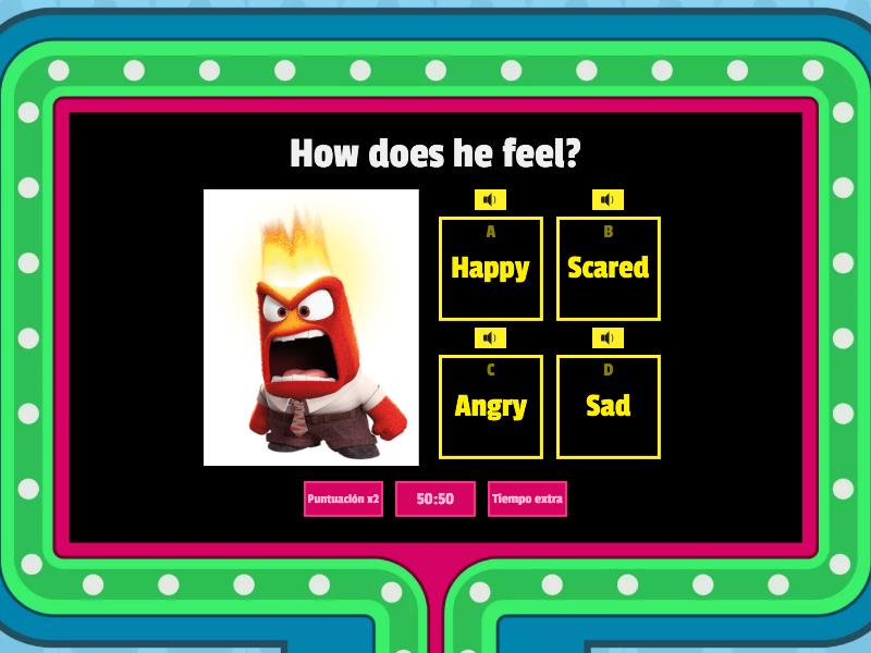 Guess the emotion - Gameshow quiz
