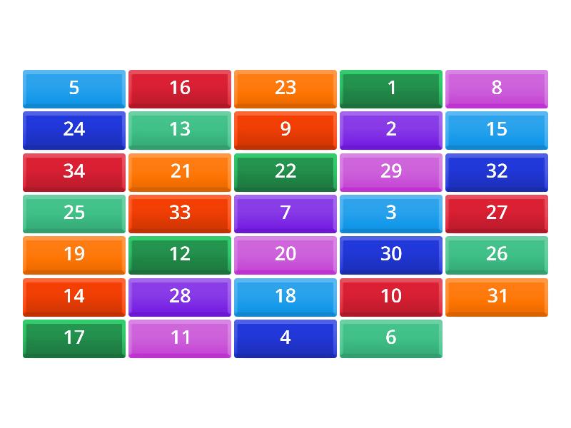 Pilih Angka - Flip tiles