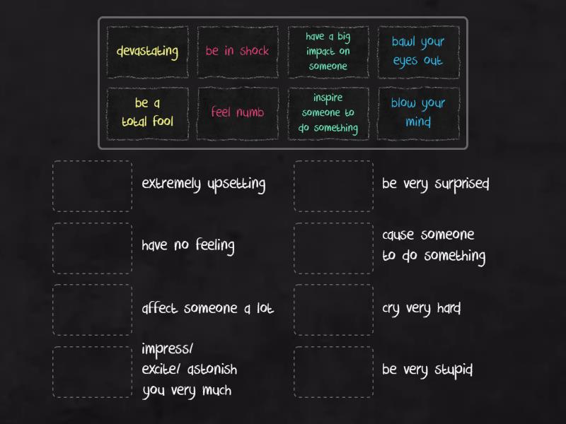 Roadmap B2 unit 1b emotions - Match up