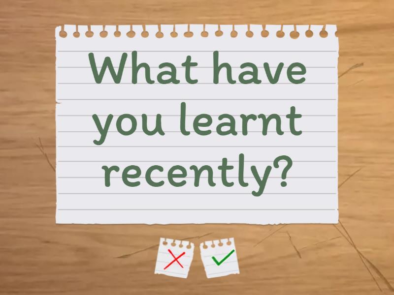 Pr. Perfect Mark - Flash cards