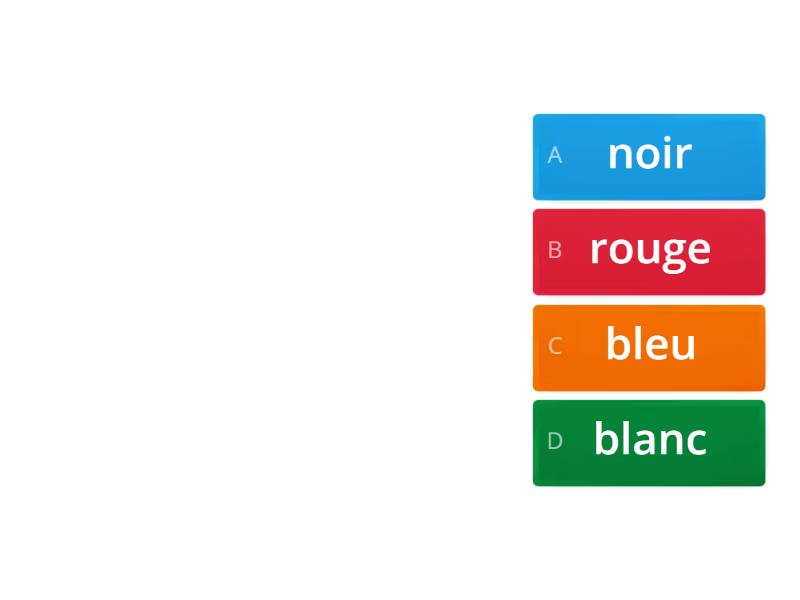 les couleurs - Quiz