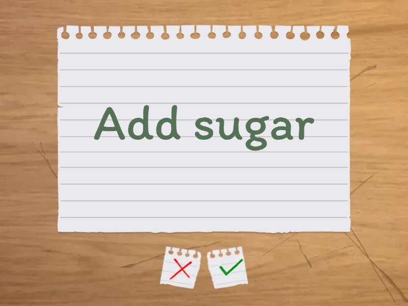 Iced Tea - Flash cards