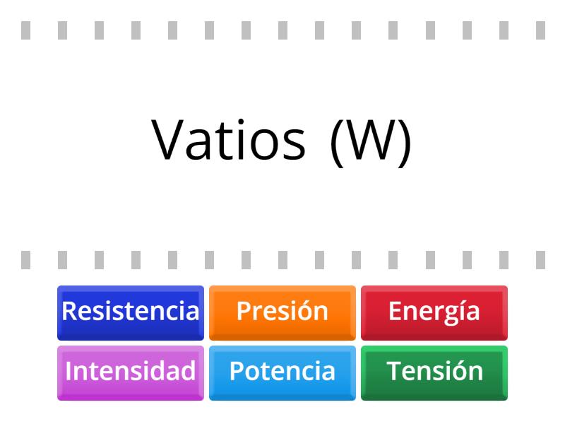Magnitudes y unidades - Find the match Magnitudes y unidades - Find the match