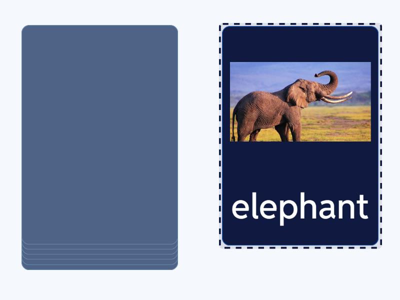 Animals - Speaking cards