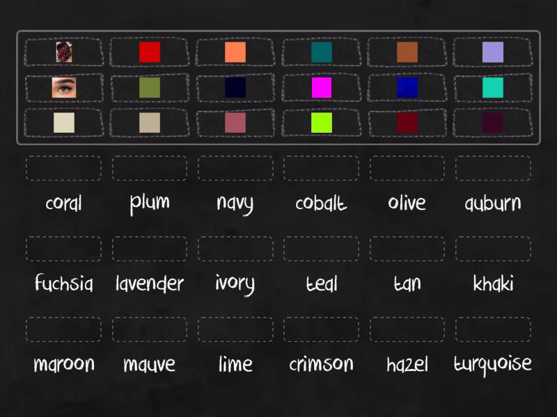 Advanced Colours - Match up