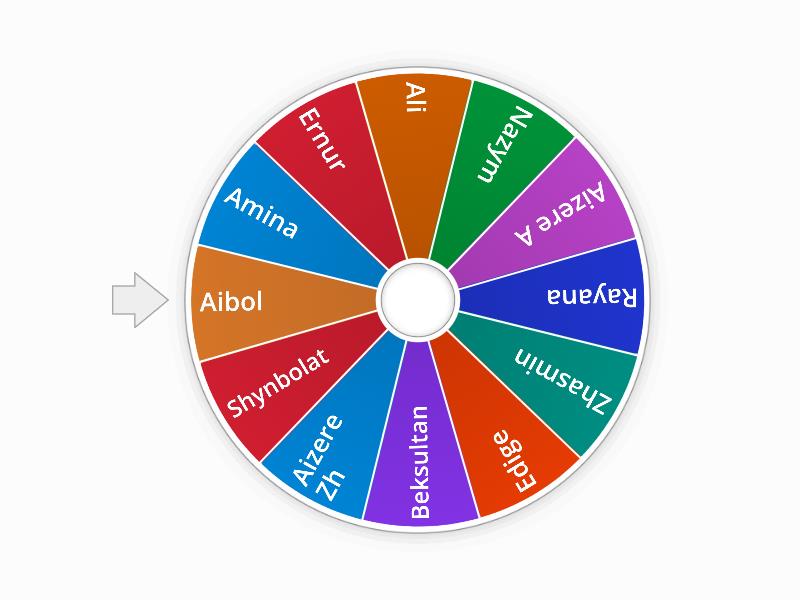 English Time - Random wheel