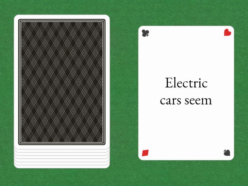 Subject raising. He seems/appears - Random cards