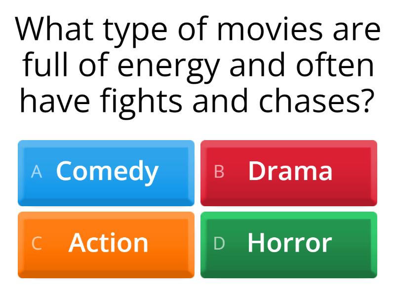 Film genres - Quiz