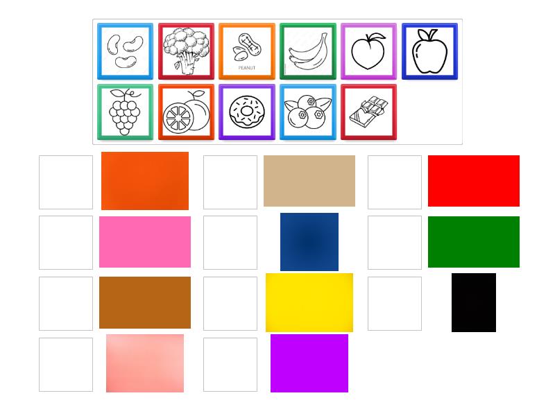 Food Color Matching - Match up